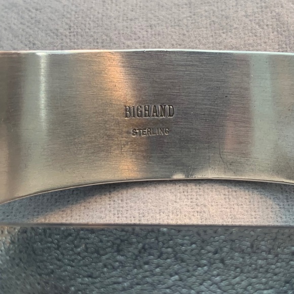 Albert Bighand | Jewelry | Vintage Albert Bighand Navajo Sterling ...